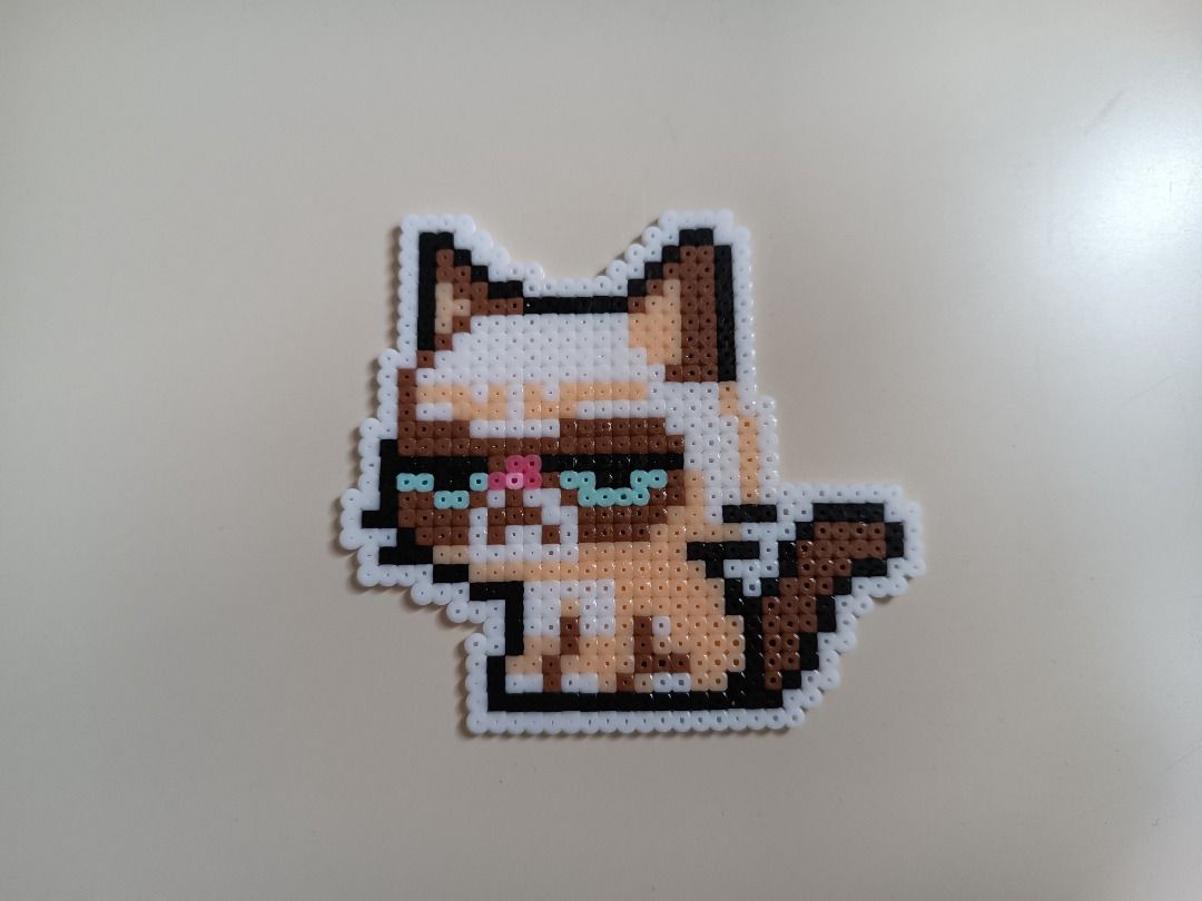 Grumpy Cat Perler Bead 2.6mm [Use as Decoration, Bookmark etc, up to ...