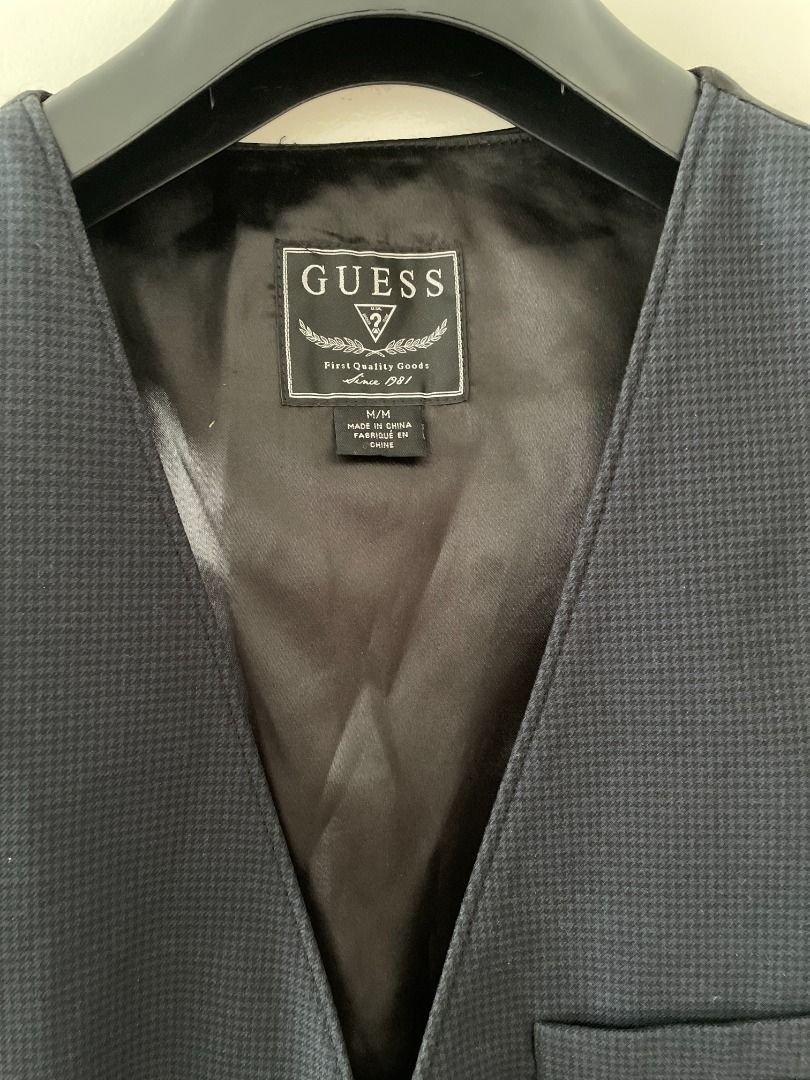 GUESS Vest for men, Men's Fashion, Tops & Sets, Vests on Carousell