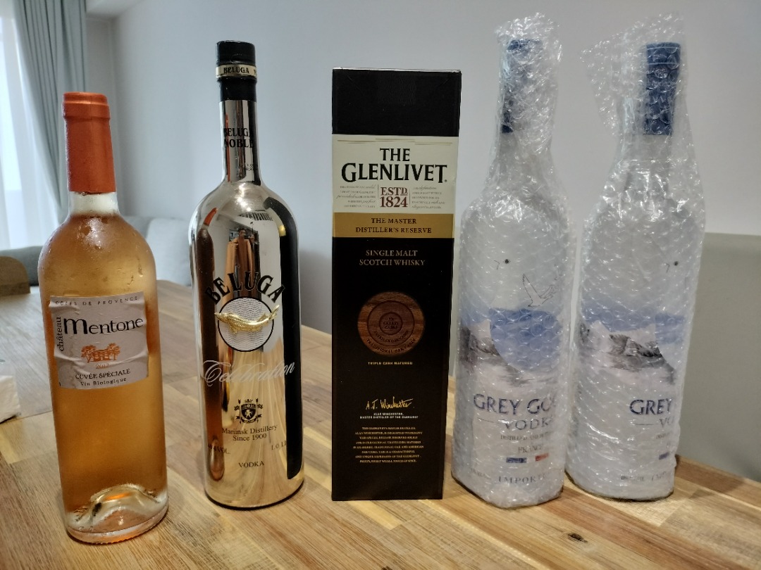 The Glenlivet, Grey Goose, Beluga. Happy price!!, Food & Drinks ...