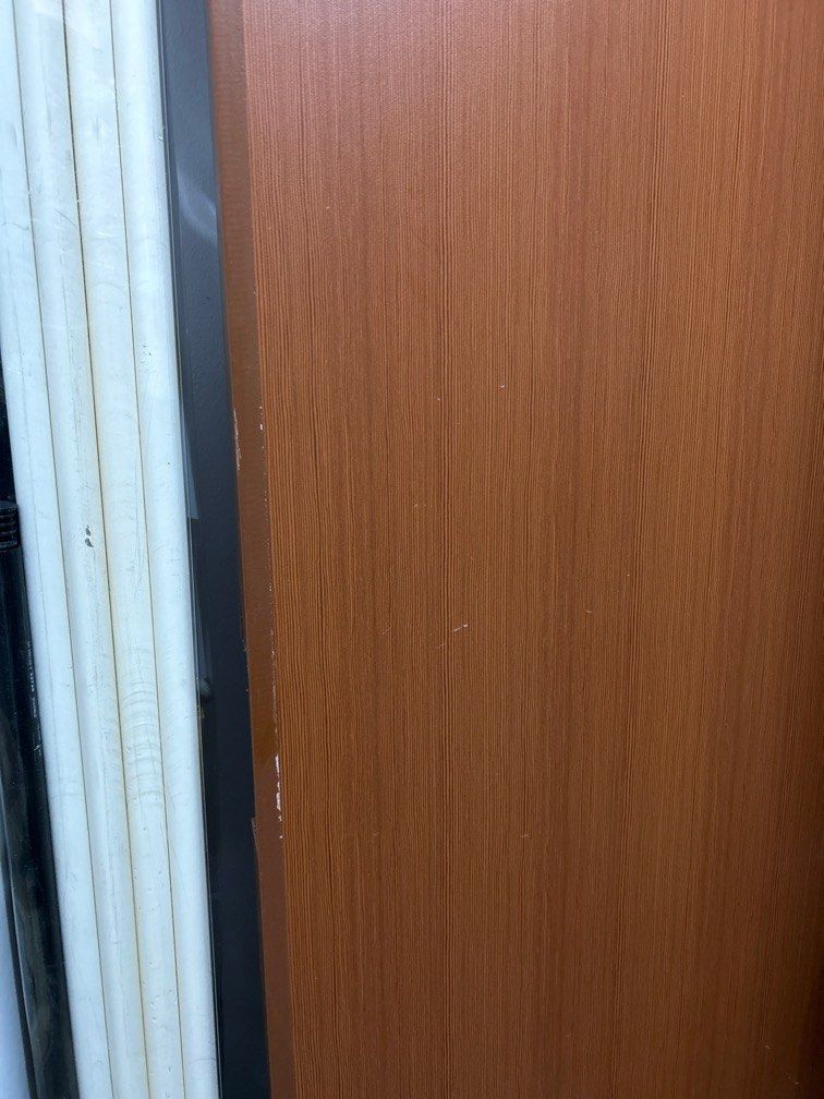 HDB wooden door, Furniture & Home Living, Security & Locks, Locks ...