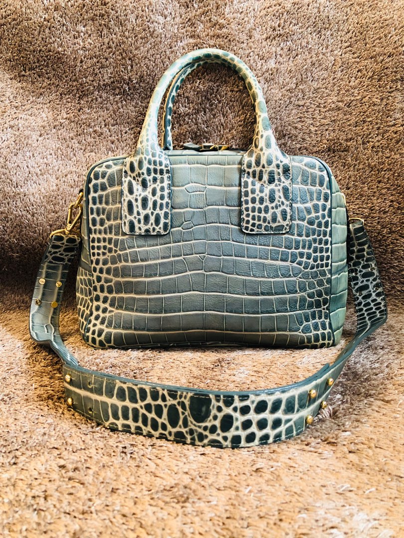 Helianthus Exotic Skin Leather Bag on Carousell