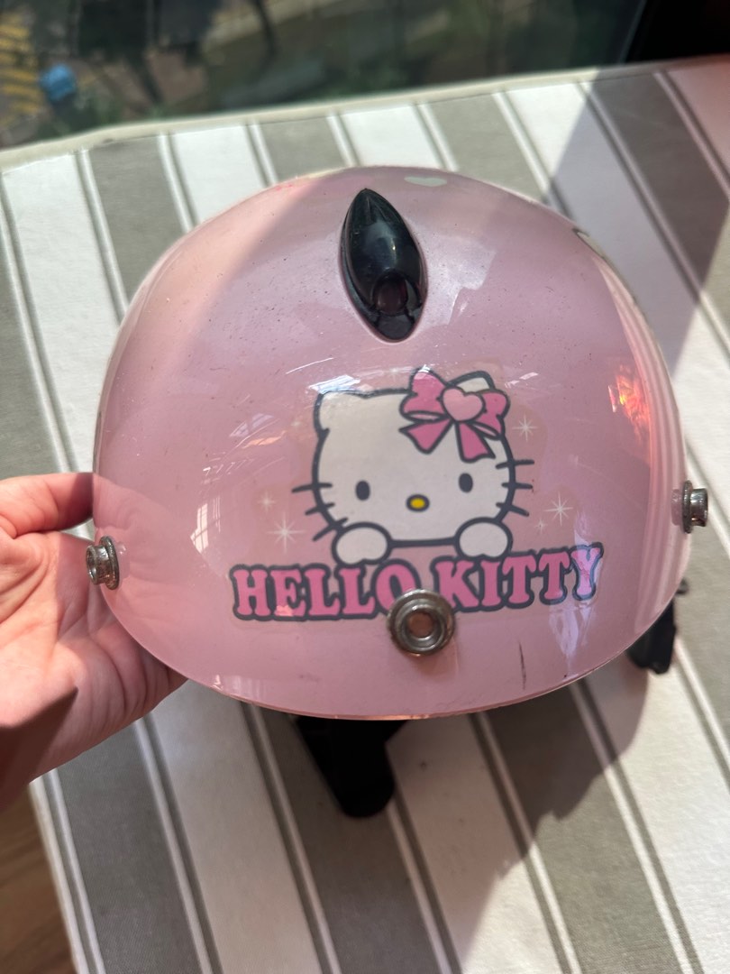 Hello kitty helmet, Sports Equipment, Bicycles & Parts, Parts ...