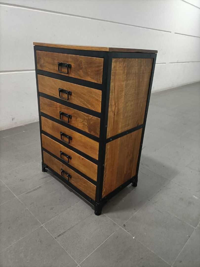HENSORB INDUSTRI Series Chest of Drawers, Furniture & Home Living, Furniture, Shelves, Cabinets ...