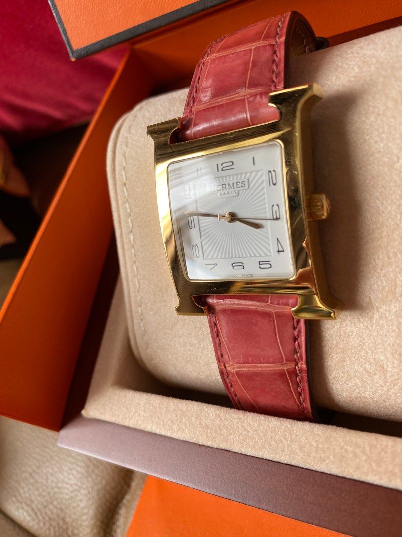 HERMES HEURE H TGM-GHW, Luxury, Watches on Carousell