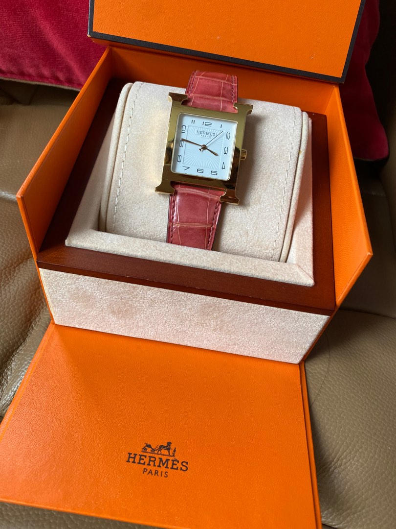 HERMES HEURE H TGM-GHW, Luxury, Watches on Carousell