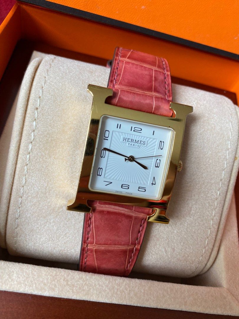HERMES HEURE H TGM-GHW, Luxury, Watches on Carousell