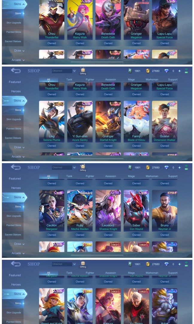 *HIGH WINRATE* *SUPER STACKED* Mobile Legends Account / mlbb / ml acc ...