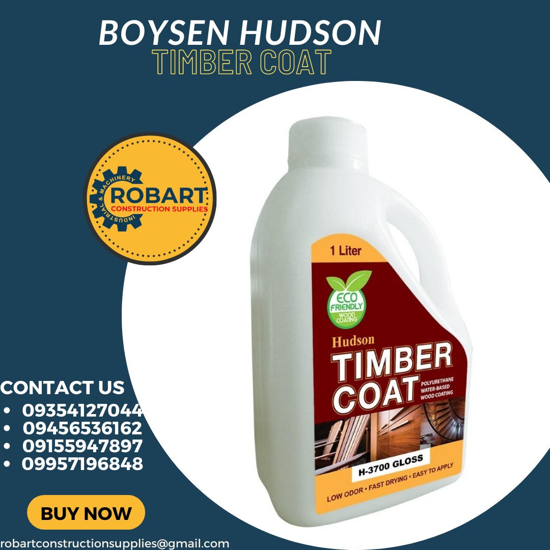HUDSON TIMBER COAT POLYURETHANE WATER BASE WOOD COATING, Commercial ...