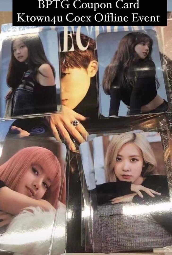 [IC ktown coex offline] blackpink the game coupon lisa jennie jisoo ...