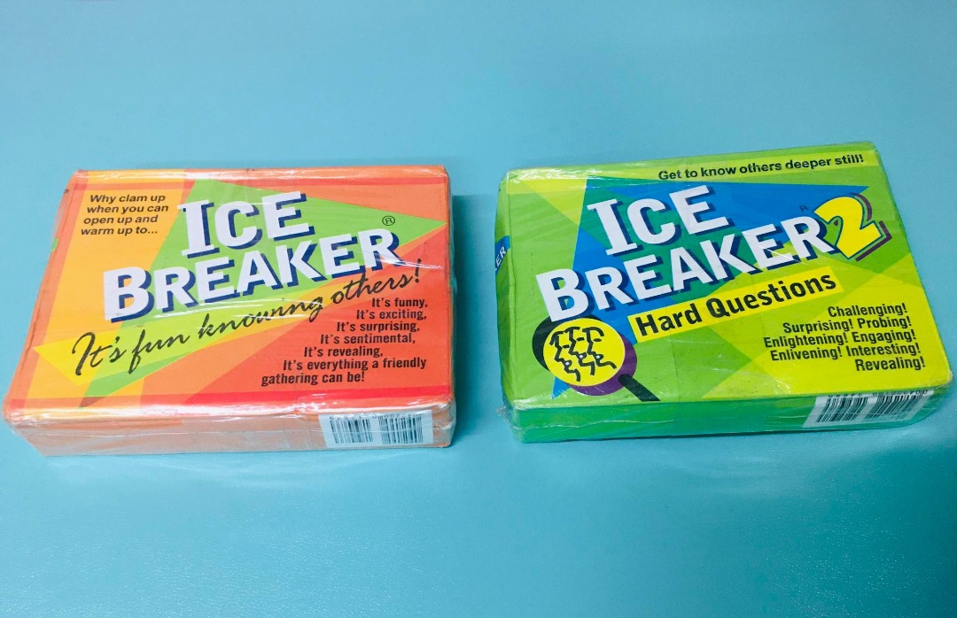 Ice Breaker Card Games Set 1 & 2 on Carousell