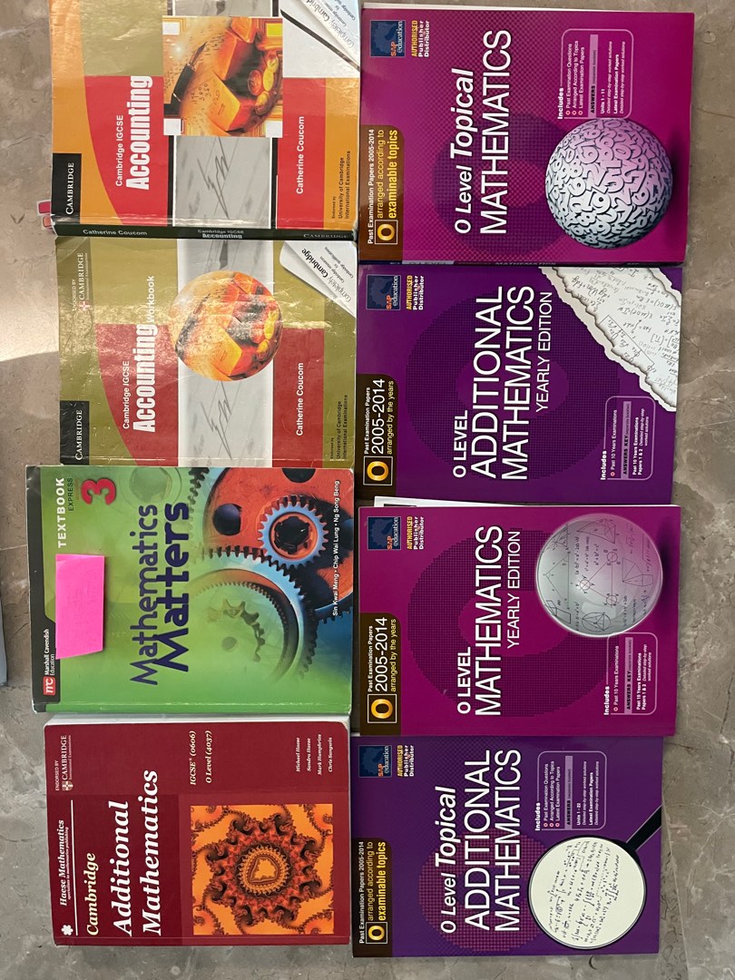 Igcse O Level Mathematics And Additional Mathematics Textbooks Workbook