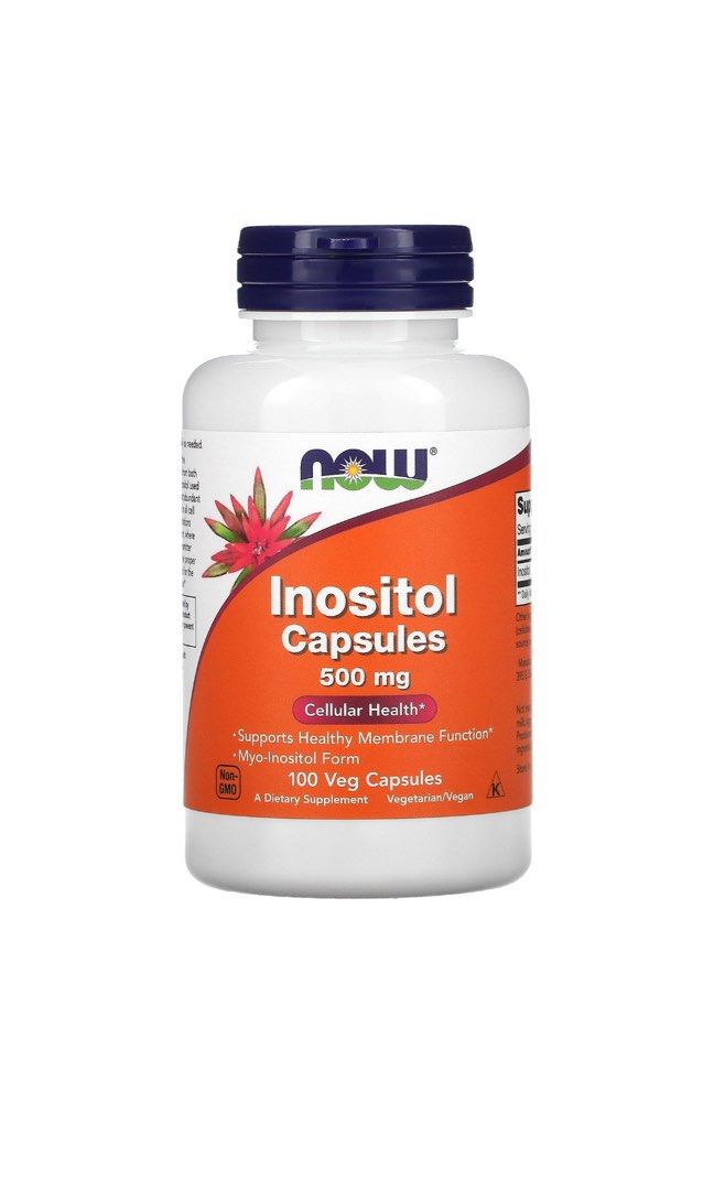 Inositol Capsules 500mg, 100 Veggies Caps, Health & Nutrition, Health ...