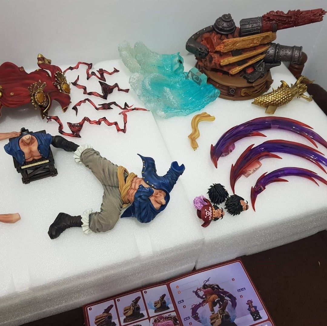 Jackstudio - One Piece Gol D Roger Anime Figure Gk Resin Statue ...