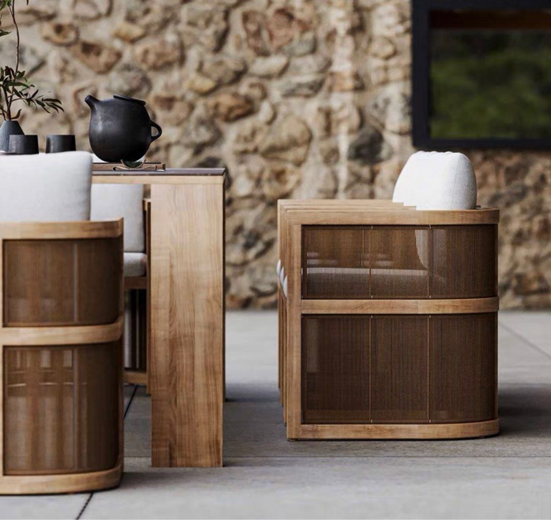 KACY Modern Outdoor Sofa Set, Furniture & Home Living, Outdoor ...