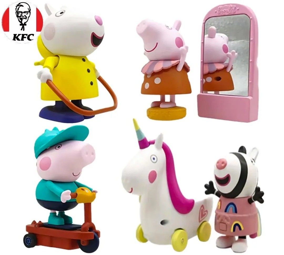 KFC peppa pig, Hobbies & Toys, Toys & Games on Carousell