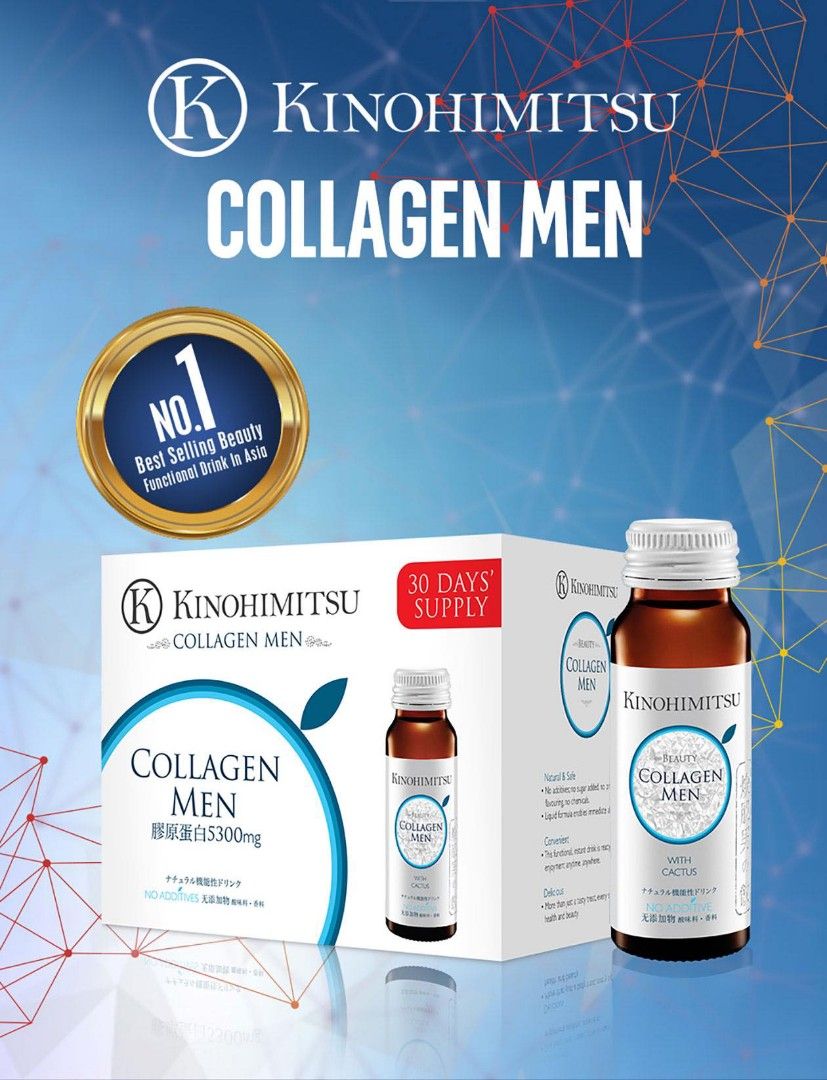 KINOHIMITSU Collagen Men, Health & Nutrition, Health Supplements ...