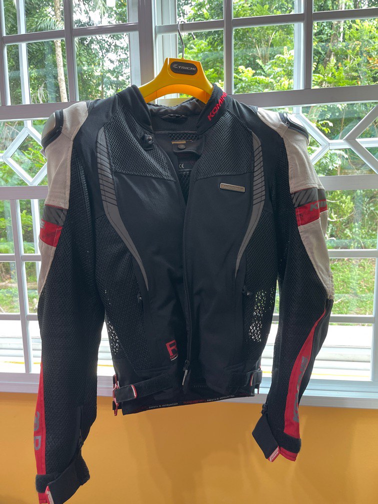 Komine mesh jacket, Motorcycles, Motorcycle Apparel on Carousell