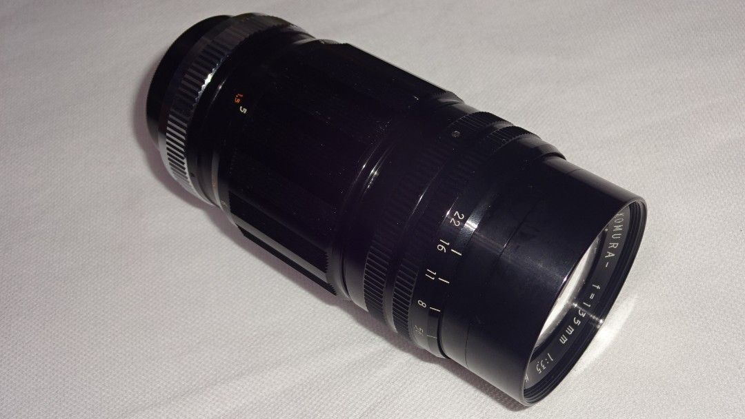 Komura 135mm f3.5 Lens made by Sankyo Kohki Japan manual M39 Mount (metal), Photography, Lens ...