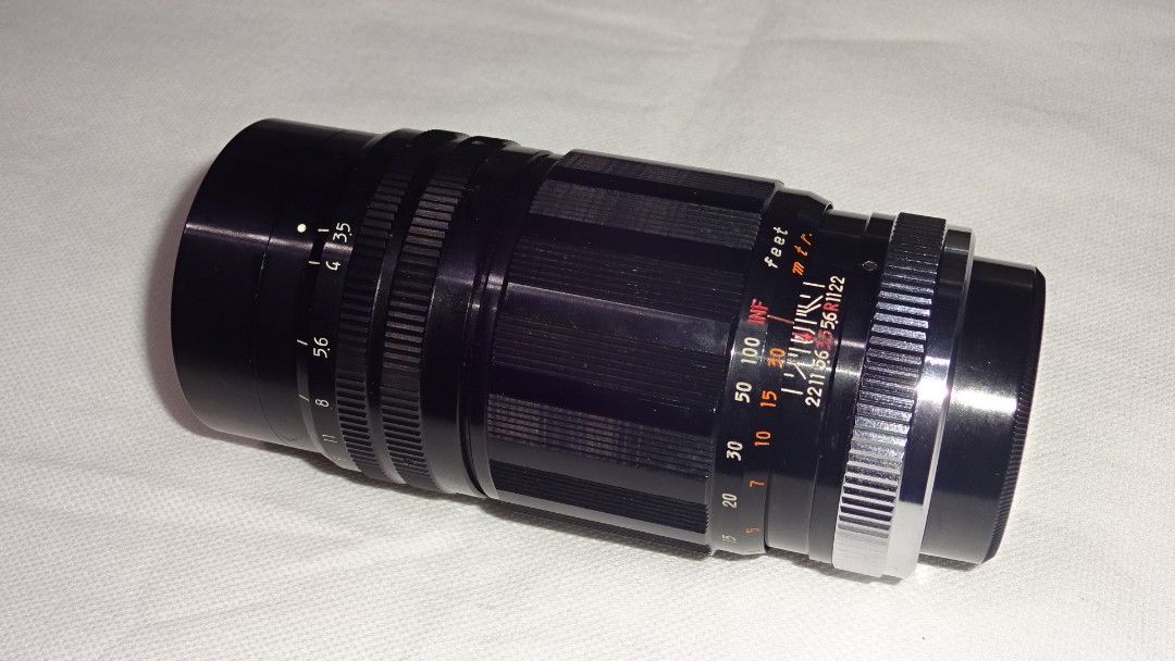 Komura 135mm f3.5 Lens made by Sankyo Kohki Japan manual M39 Mount (metal), Photography, Lens ...