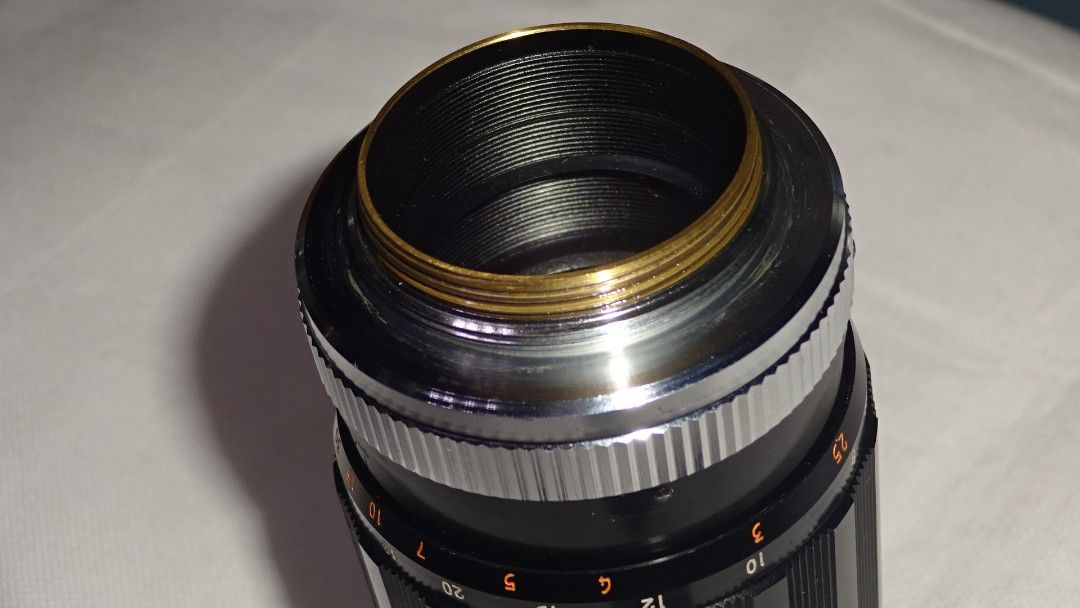 Komura 135mm f3.5 Lens made by Sankyo Kohki Japan manual M39 Mount (metal), Photography, Lens ...