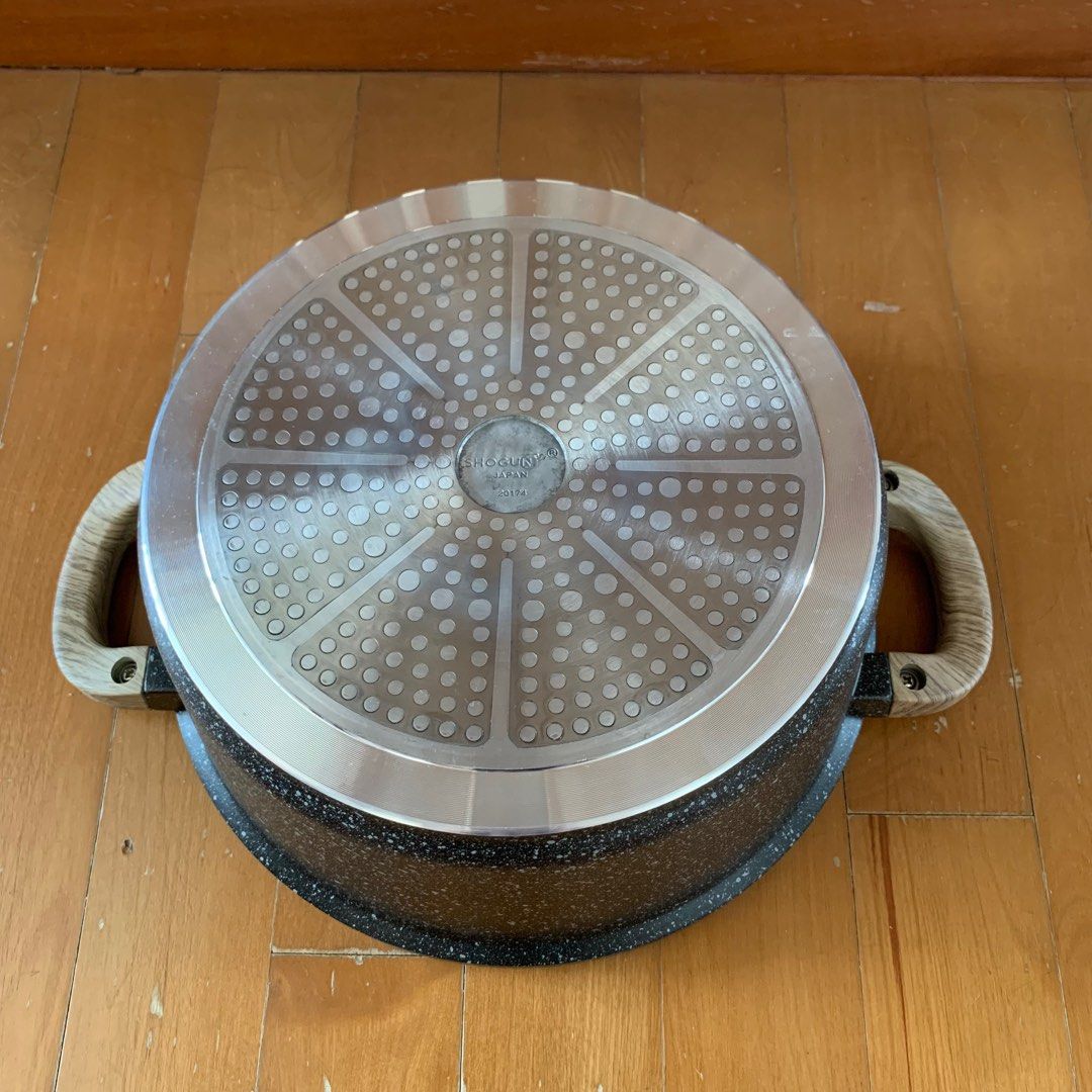 La Gourmet Shogun Japan nonstick granite cooking pot, Furniture & Home ...