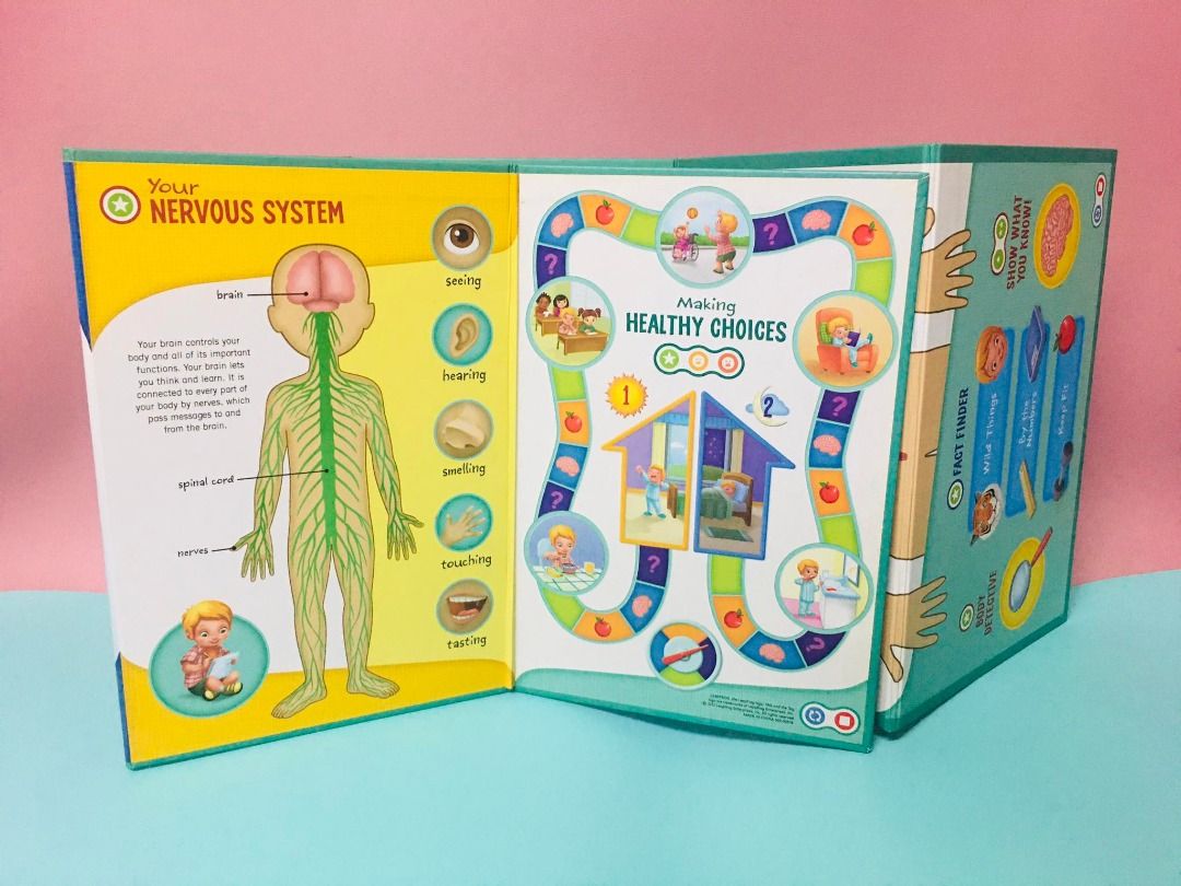 Leap Frog The Human Body Board Folds with Card Certificates (30 pcs ...