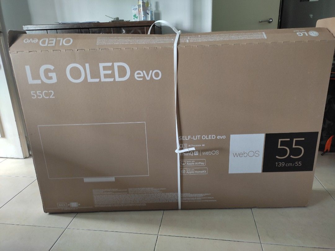 LG 55 inch C2 OLED EVO 4K TV, TV & Home Appliances, TV & Entertainment ...
