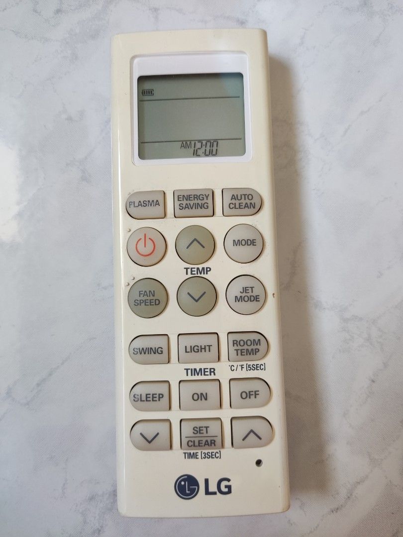 Lg Aircon Remote Control AKB73757609, TV & Home Appliances, Air ...