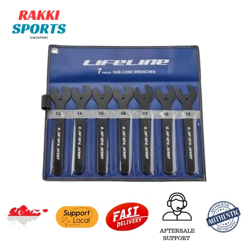 Lifeline 7 Piece Cone Spanner Set for Bicycle Servicing / Free Courier ...