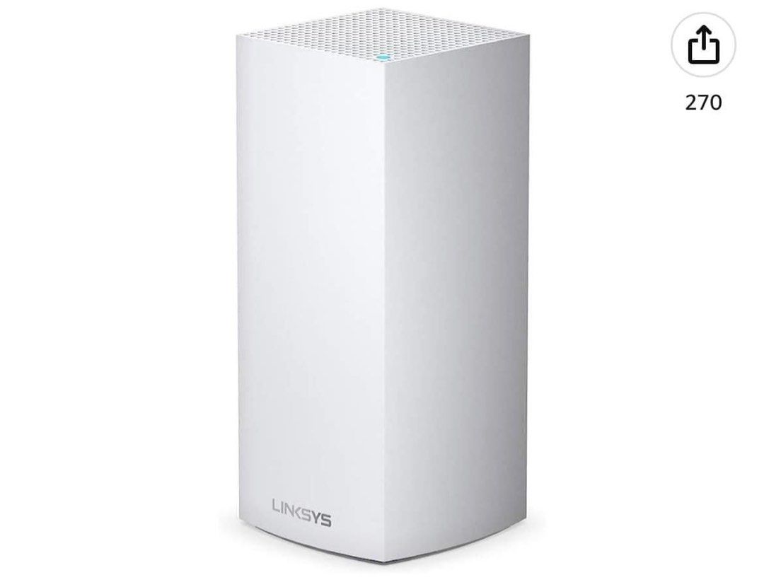 Linksys MX5300-AH AX5300 Velop AX Whole Home Tri-Band Mesh WiFi 6 System, White., Computers ...