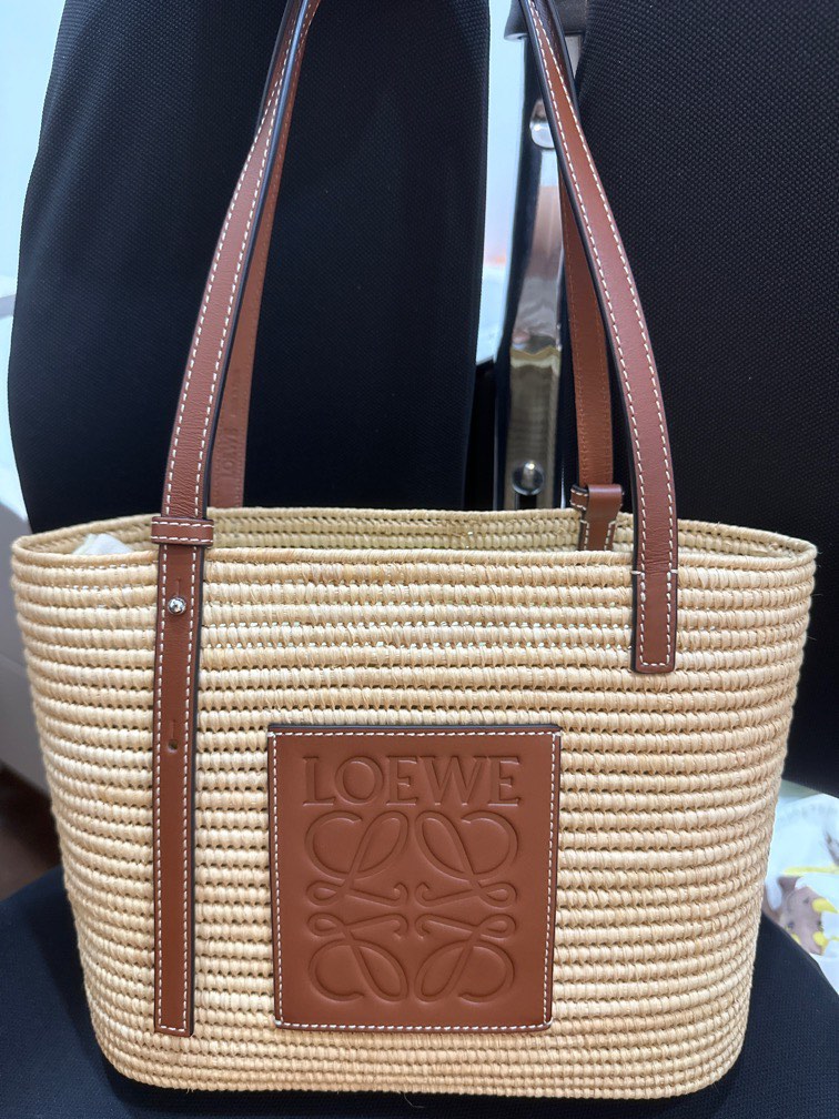 Loewe square basket bag, Luxury, Bags & Wallets on Carousell
