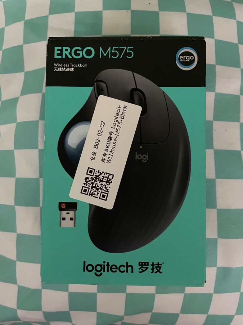Logitech Ergo M575 ergonomic wireless trackball mouse, Computers & Tech ...