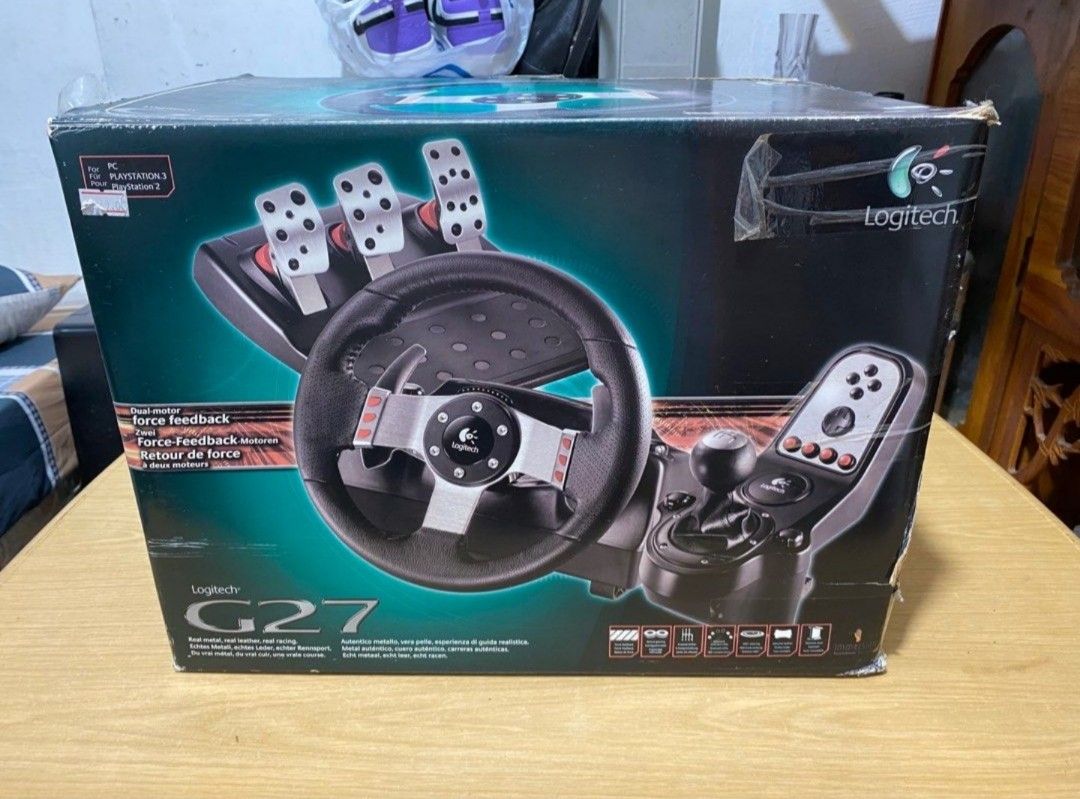 Logitech G27 Racing Wheel, Video Gaming, Gaming Accessories ...