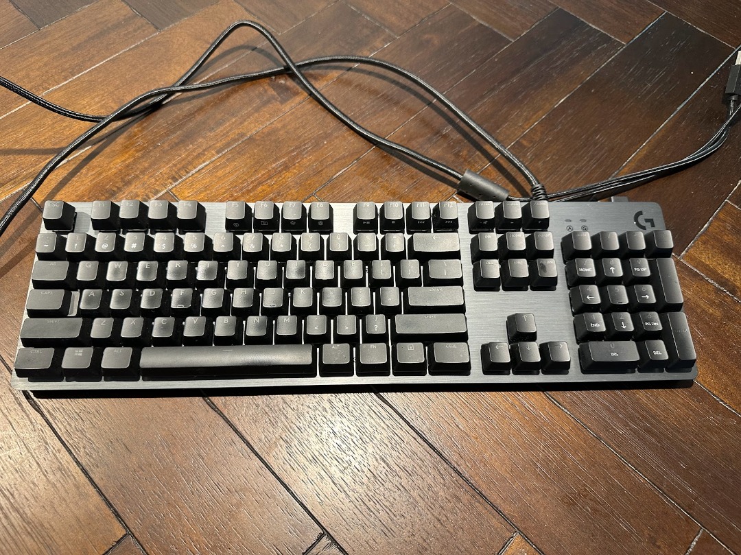 Logitech G512 Carbon (GX Blue) RGB keyboard With Wrist Rest, Computers ...