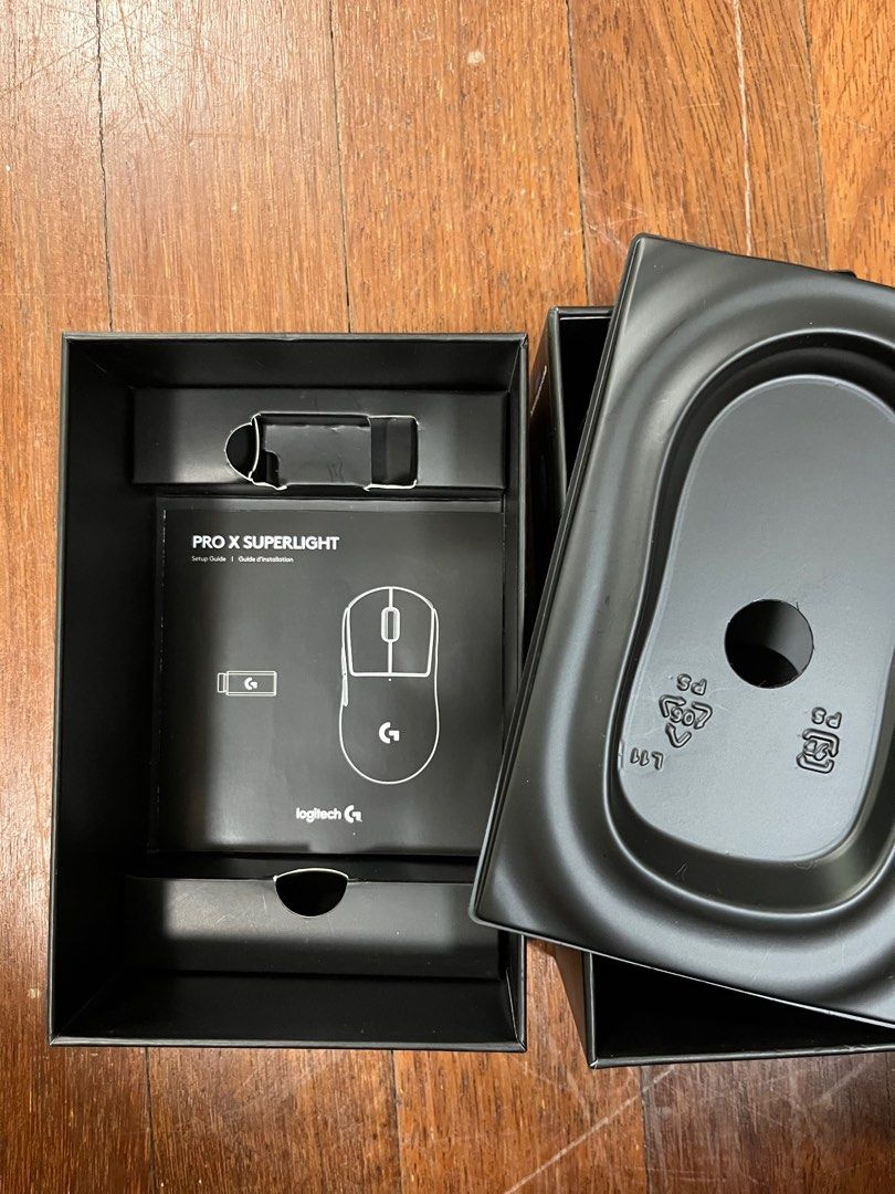 BOX Logitech G pro Superlight black , Computers & Tech, Parts ...