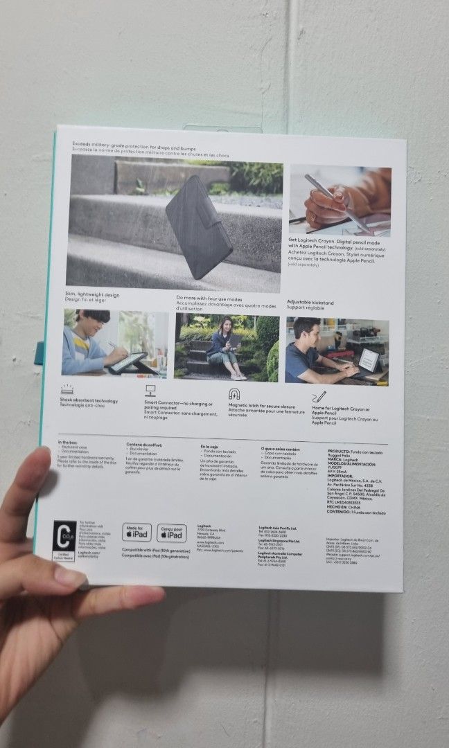 Logitech Rugged Folio Ipad 10th Gen Mobile Phones And Gadgets Mobile And Gadget Accessories