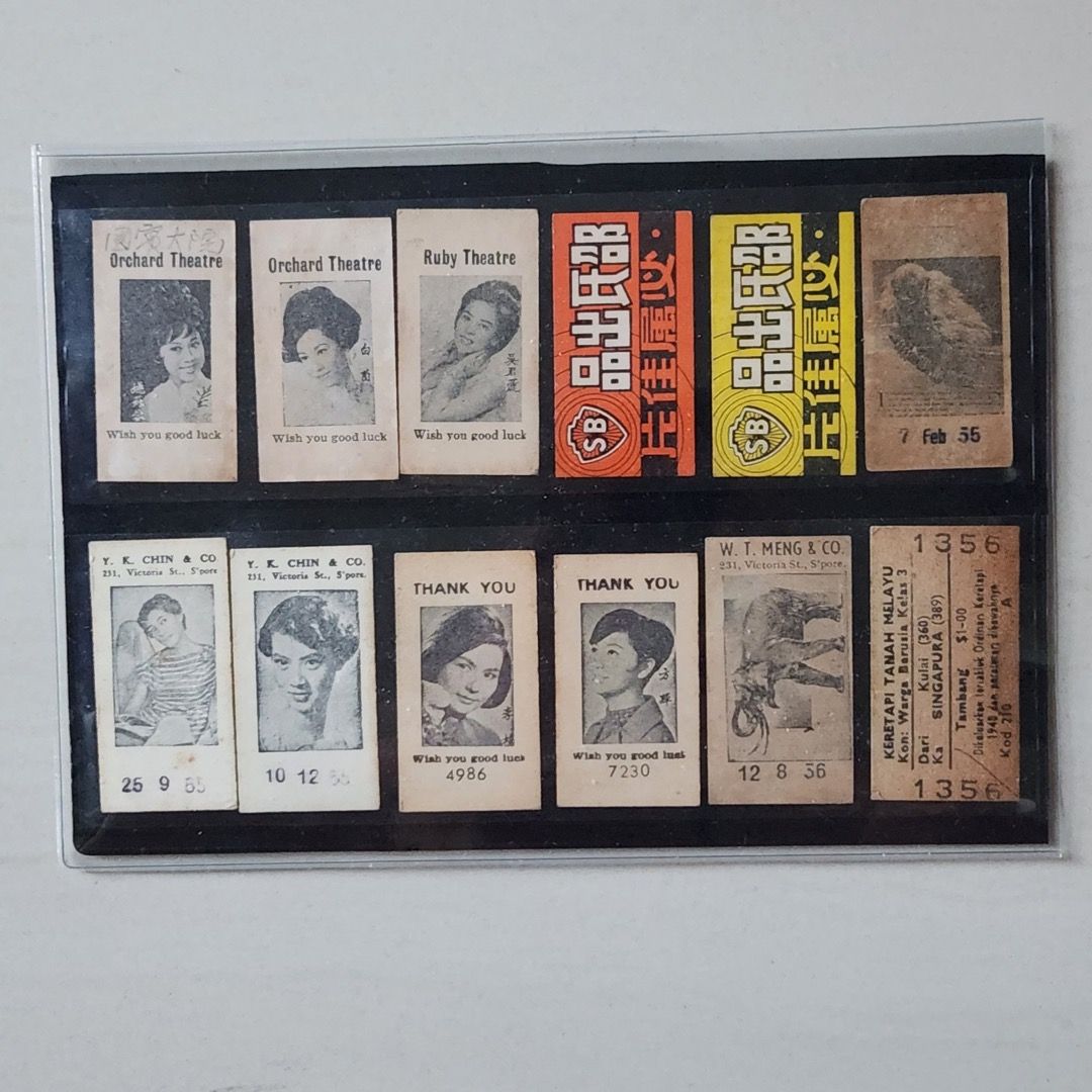 Lot of 24 Singapore Cinema Theatre Weight Cards 1930s-1960 Actress Asian Vintage, Hobbies & Toys ...