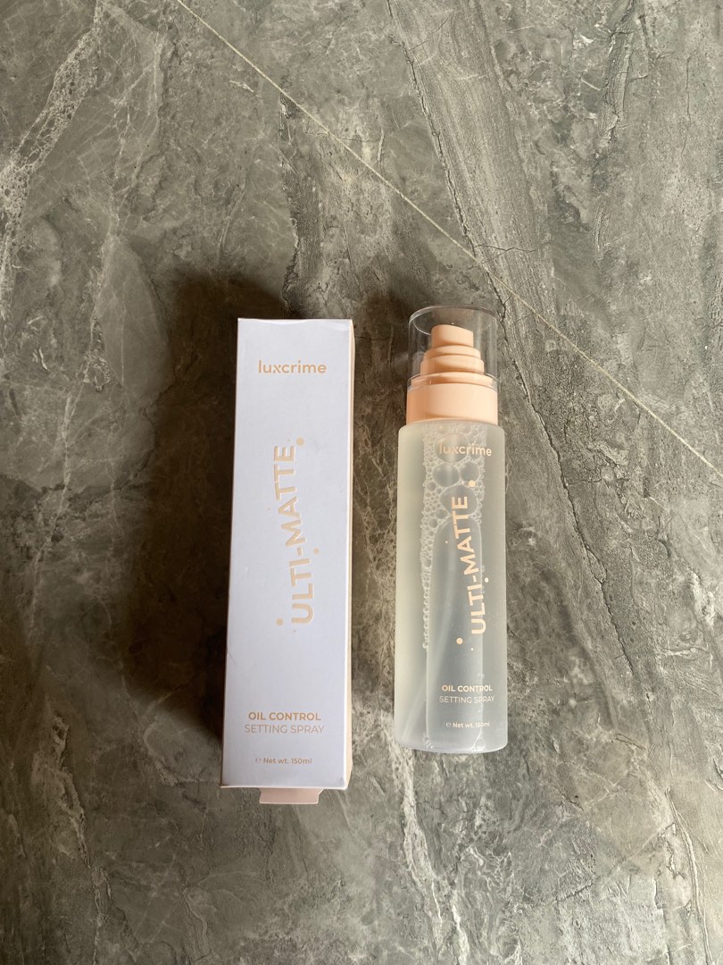 Luxcrime Ultimate Oil Control Setting Spray, Kesehatan & Kecantikan ...