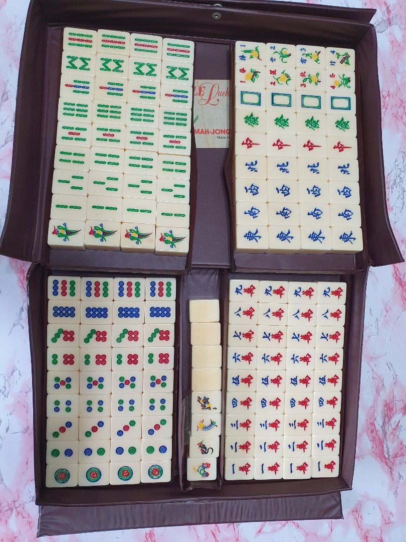 Mahjong Set (A2 size), Hobbies & Toys, Toys & Games on Carousell