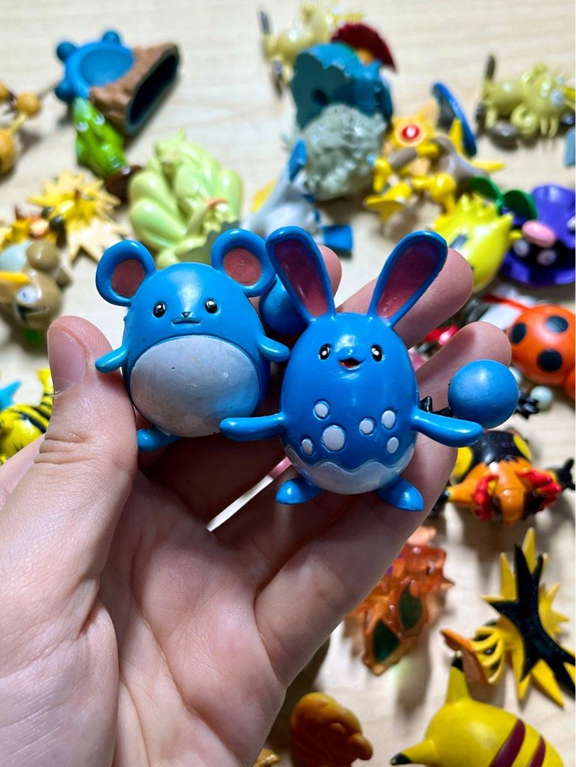 Pokemon Figures - Marill & Azumarill, Hobbies & Toys, Toys & Games on ...