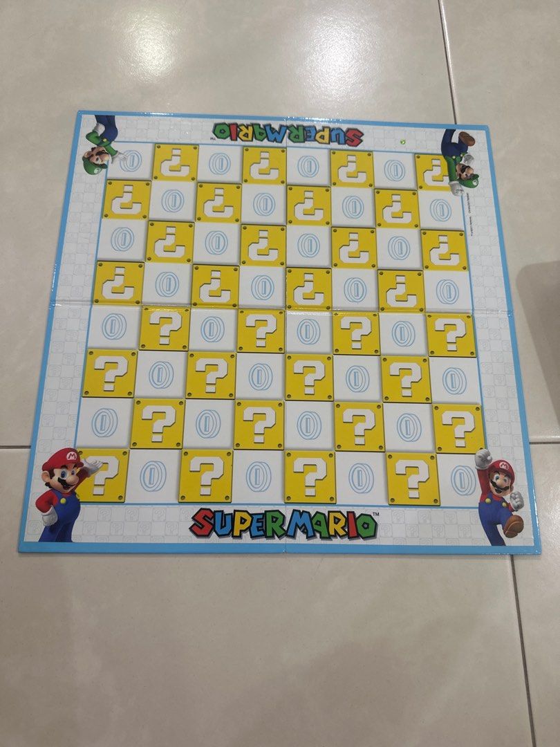 Mario Checker & Tic Tac Toe, Hobbies & Toys, Toys & Games on Carousell