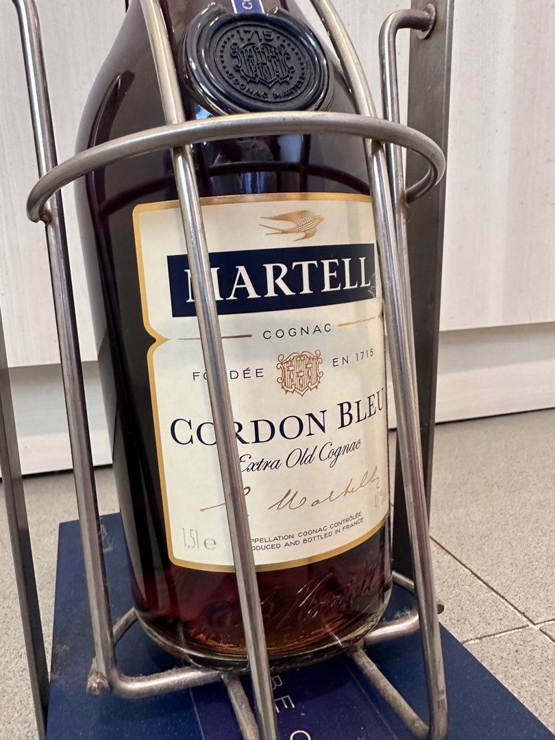 Martell Cordon Bleu 1.5L with Cradle, Food & Drinks, Alcoholic ...