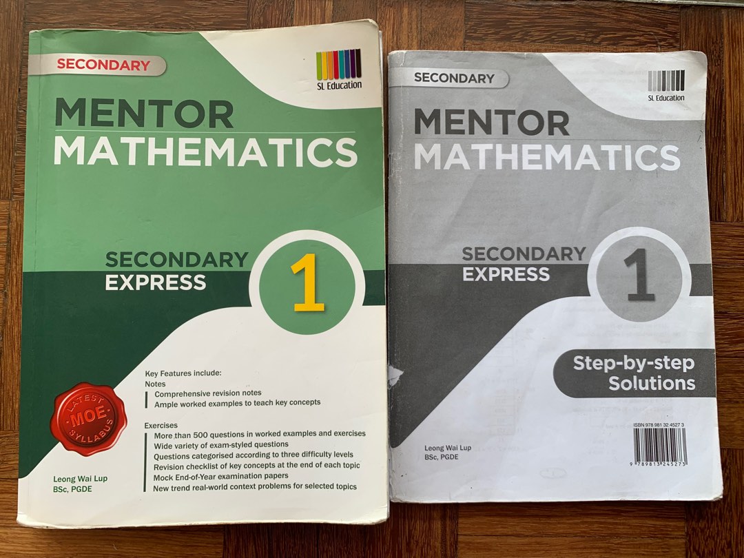 Mentor mathematics (Secondary 1 express), Hobbies & Toys, Books ...