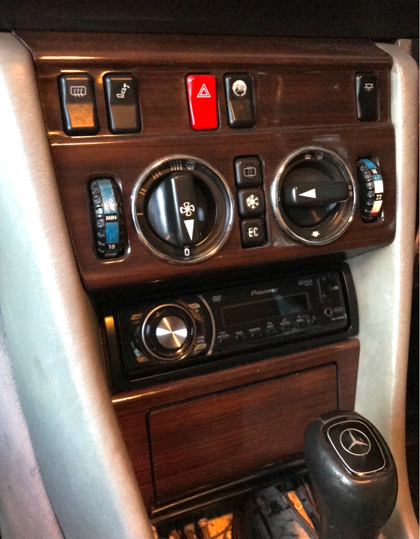 Mercedes-Benz W124 Interior Wood Panels (Zebrano), Car Accessories ...