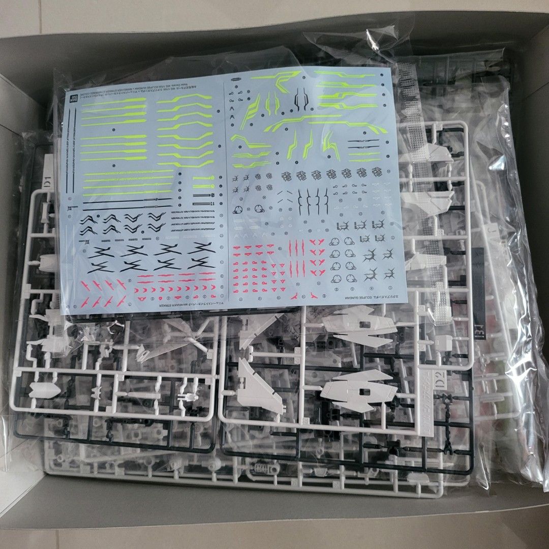 Last piece MG 1/100 Eclipse Gundam & Maneuver Striker CYBERISED color ...