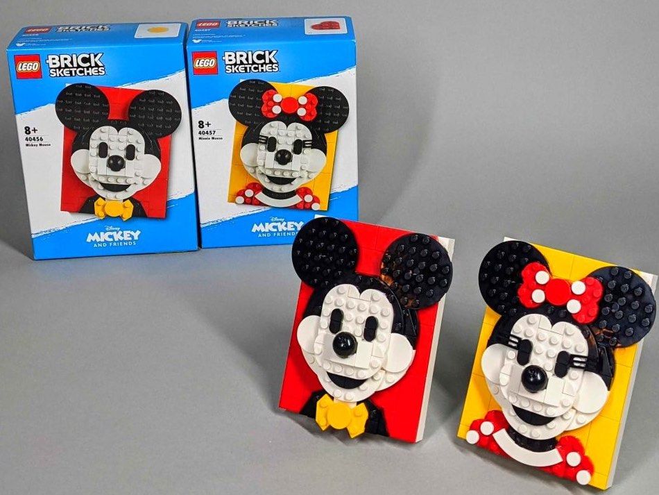 Mickey and Friends Lego Brick Sketches, Hobbies & Toys, Toys & Games on ...