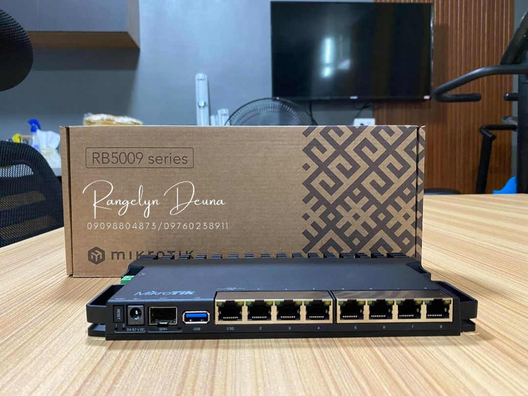 Mikrotik RB5009UG+S+IN Heavy-Duty 1U Home Router With USB, 1G And 2.5G ...