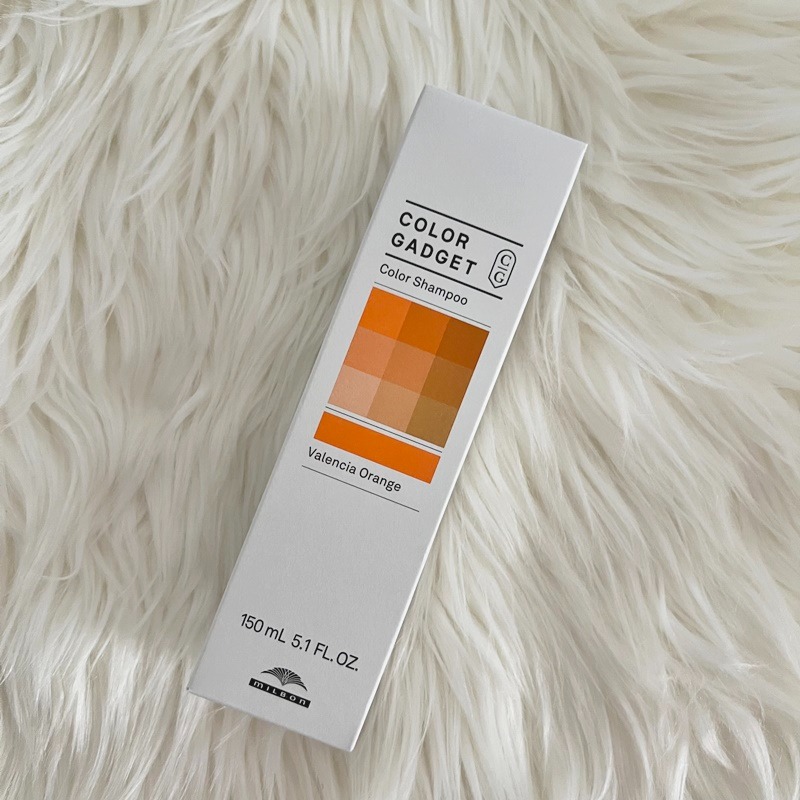 Milbon Color Gadget Color Shampoo Valencia Orange, Beauty & Personal ...