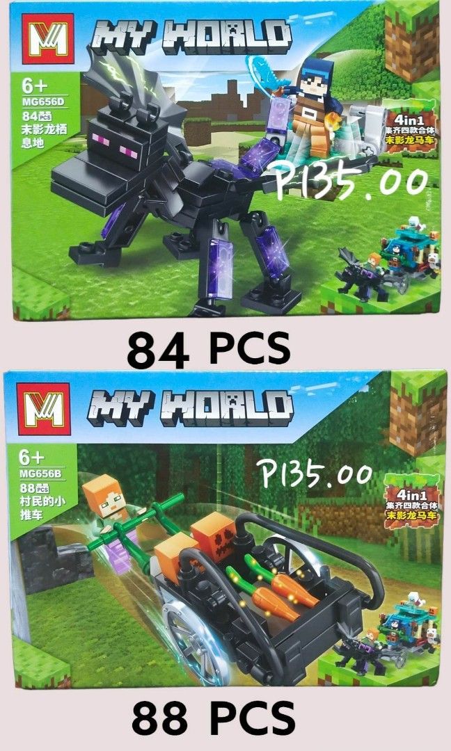 Minecraft building Blocks Set Toys, Hobbies & Toys, Toys & Games on ...
