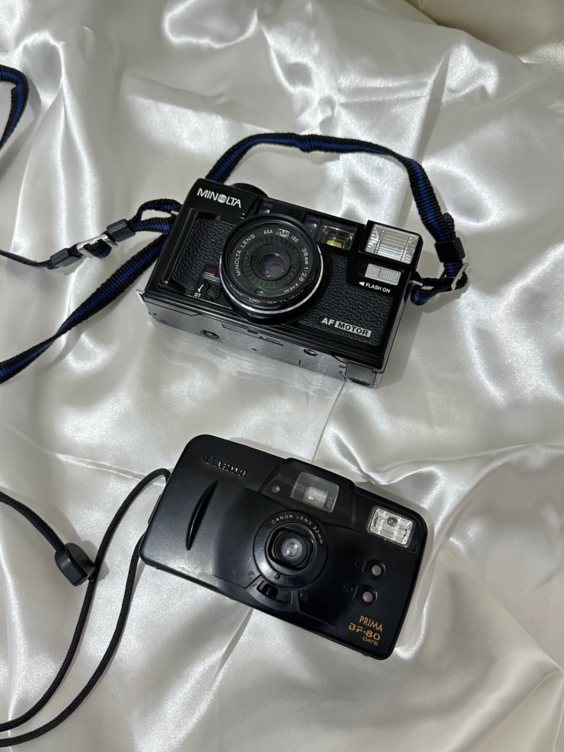 Minolta AF Motor & Canon Prima BF 80, Photography, Cameras on Carousell